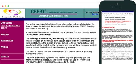Cbest Prep California Basic Educational Skills Test Cbest Course Longsdale Publishing
