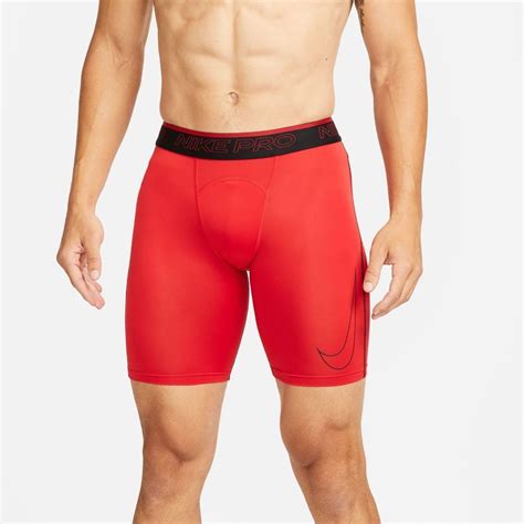 Nike Pro Compression Tights Dri FIT Long University Red Black