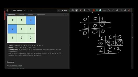 Problem 1765 Map Of Highest Peak Youtube
