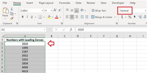 How To Remove Leading Zeros In Excel