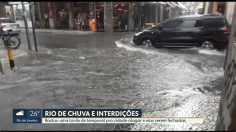 Chuva Alaga Ruas Derruba árvores E Fecha A Av Niemeyer Rj1 G1