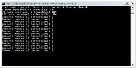 implement a connection pool erpconnect helpcenter