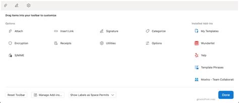 How To Customize The Toolbar On Outlook For Mac