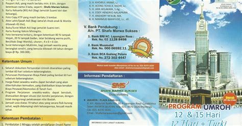 Contoh Brosur Penawaran Kredit Bank Brosur Paket Wedding