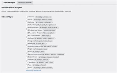WordPress Widgets The Complete Guide