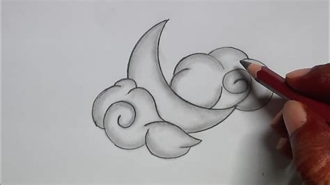 How To Draw The Moon With Pencil