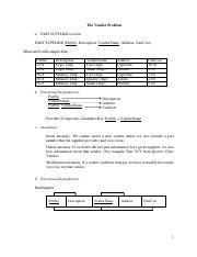 Solution Normalization Problems Pdf The Vendor Problem A PART