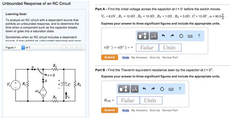To Analyze An Rc Circuit With A Dependent Source That
