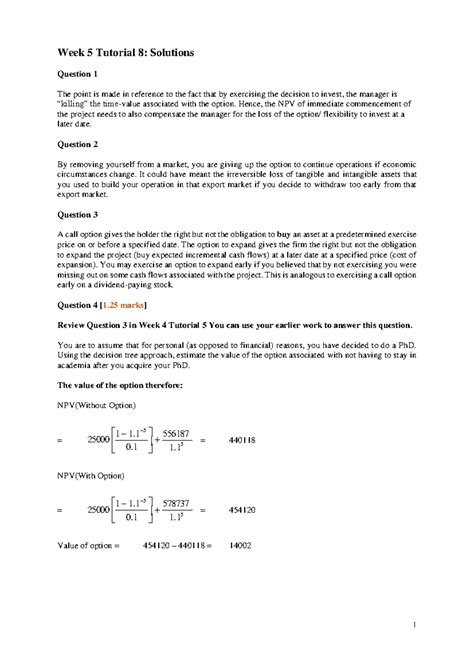 week 5 tutorial 8 tutorial solutions 1 week 5 tutorial 8 solutions