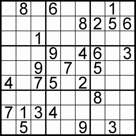 Free Sudoku Printable Urbantyred