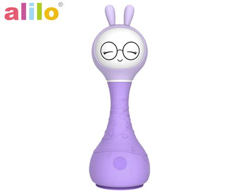 Alilo R1 Smarty Shake and Tell Baby Rattle Purple - Nursery Rhymes ...