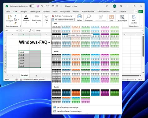 Excel Jede Zweite Zeile Farbig Gestalten Windows Faq