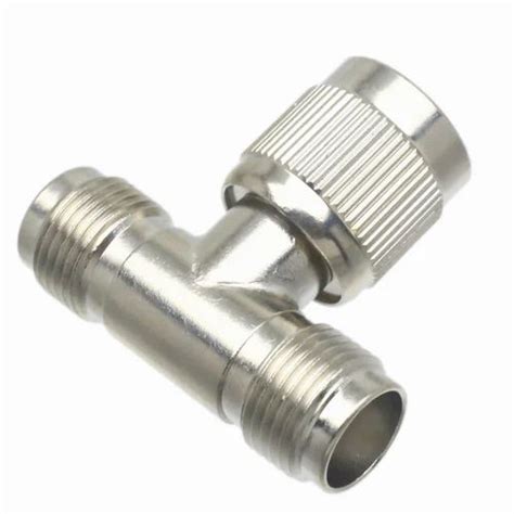 RF Coaxial TNC Male To TNC Female To TNC Female Tee Type Adapter TNC Male To Dual Female