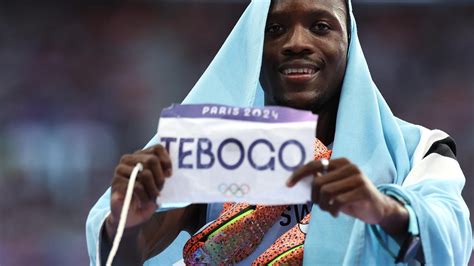 Paris Gold Medallist Letsile Tebogo Will Race In Melbourne Sky News