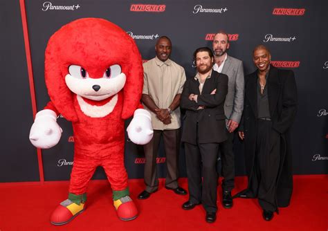 Knuckles Looked Stressed Out At Idris Elbas Knuckles Premiere Cirrkus News