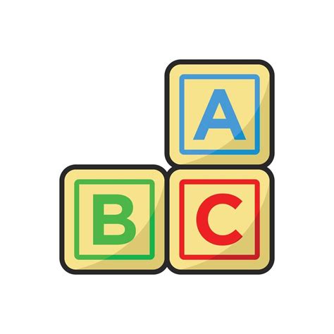 Abc Cubes Icon Vector Design Template In White Background 40982248 Vector Art At Vecteezy
