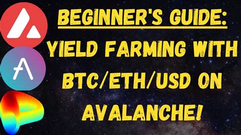 Beginners Guide To Avalanche Rush Yield Farming On Aave Curve Youtube