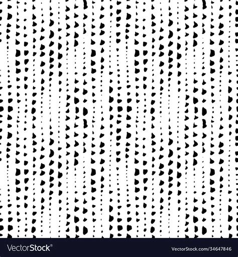 Hand Drawn Vertical Dotted Lines Pattern Vector Image
