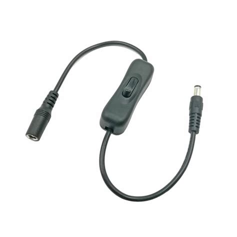 DC Power Cord DC Plug With On Off Switch DC Switch Power Cable
