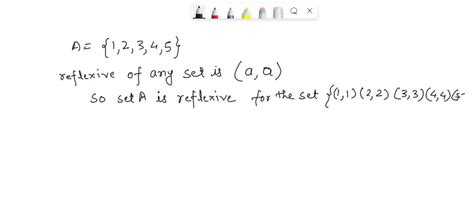 video solution consider the relation r on set x 1 2 3 4 5 defined