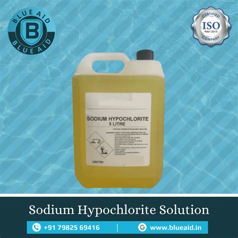 Sodium Hypochlorite Solution Manufacturer And Supplier In Gurugram Haryana