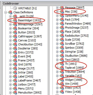 The Class Hierarchy Of Tkinter Tkinter Gui Application Development Blueprints