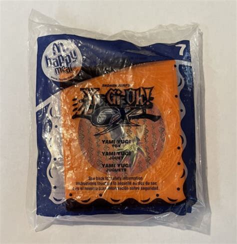 Vintage Mcdonalds 2006 Yu Gi Oh Yami Yugi Toy 7 W Card Sealed