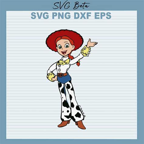 Jessie Toy Story Svg Cut File For T Shirt Craft And Handmade Craft