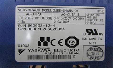 SJDE 04ANA OY YASKAWA 深圳长欣自动化设备有限公司