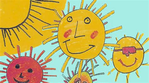 Детские рисунки солнышко 76 фото