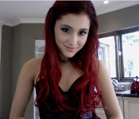 Ariana Grande Dark Red Hair Ariana Grandes Transformation Mirror