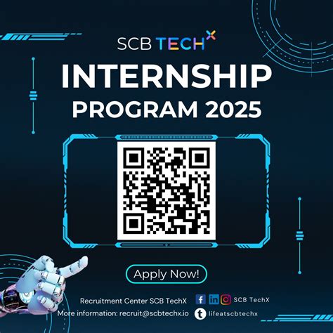🌟 ก้าวสู่อนาคตแห่งเทคโนโลยีกับ Scb Techx Internship Program 2025 🌟 Scb Techx เปิดโอกาสสุดพิเศษ
