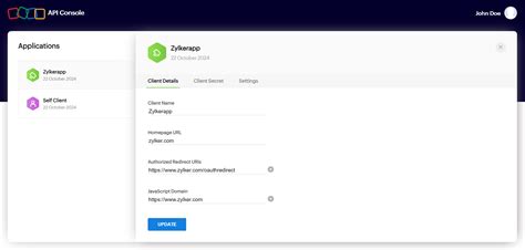 Register Your App Oauth 20 Zoho