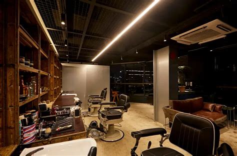 빈티지 분위기의 22평 평택 바버샵 인테리어 평택 용이동