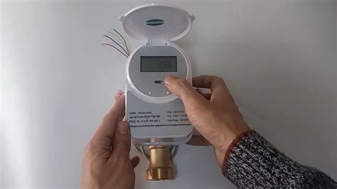 Ultrasonic Water Meter With Valve Control Tuya Smart App Zigbee Lorawan Wireless Communication