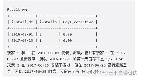 1097 游戏玩法分析 v【特别注意】 leetcode 1097 游戏玩法分析5 csdn博客