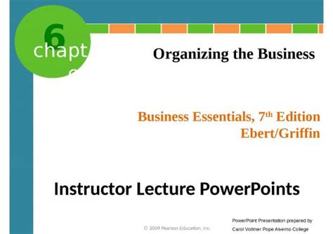 Org Structure Ppt 77626 Ch06 Be7e Instructor Powerpoint