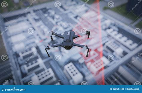 Drone Performing A Roof Inspection And 3d Scanning An Ideal Solution For Monitoring The