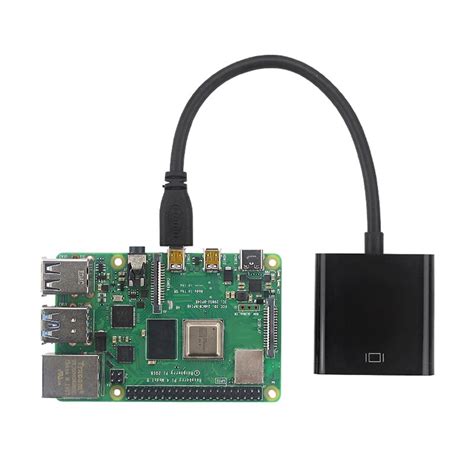 Suitable For Raspberry Pi 4b Micro Hdmi To Vga Vi Vicedeal