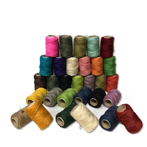 1kg Coloured Jute Twine Random Clearance Packs Rope Source
