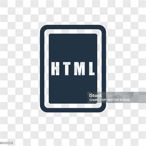 투명 한 배경 html 투명도 로고 디자인에 고립 된 html 벡터 아이콘 0명에 대한 스톡 벡터 아트 및 기타 이미지 0명