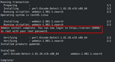 How To Install Webmin On Centos 8 And Rocky Linux 8 Vitux