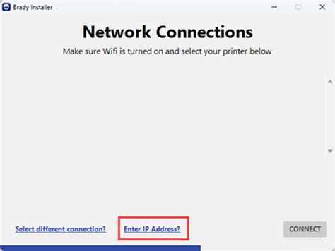 Click Enter Ip Address To Proceed To The Next Screen