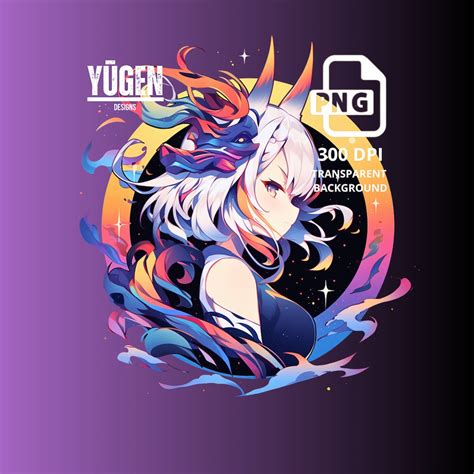 Yokai Girl T Shirt Design Png Digital Download Png Commercial Use Resale Etsy