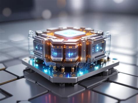 Premium Photo Quantum Horizons 3d Rendering Of A Futuristic Glowing