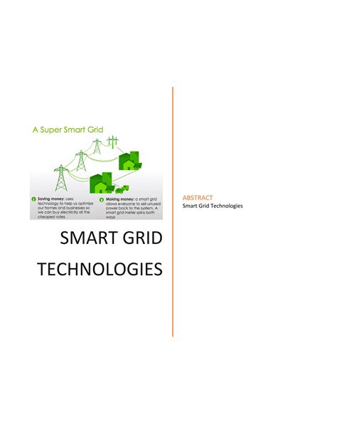 Smart Grid Pdf