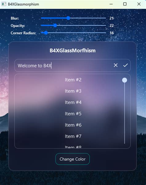 B4x Update Glassmorphism B4x Programming Forum