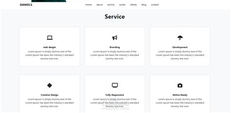 Web Design By Html Css Bootstrap With Animation مستقل