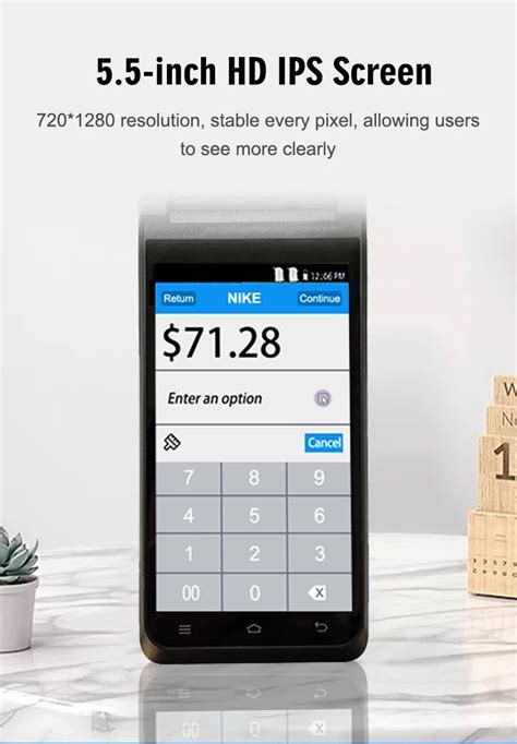 POS T2pro Android 12 4G Builtin Printer Bigger RAM TCP IP Supported Handheld Android Terminal POS