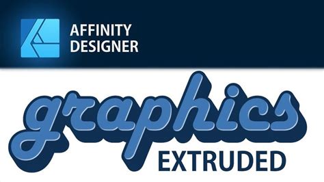 Create 3d Or Extruded Text Or Shapes In Affinity Designer Tutorial